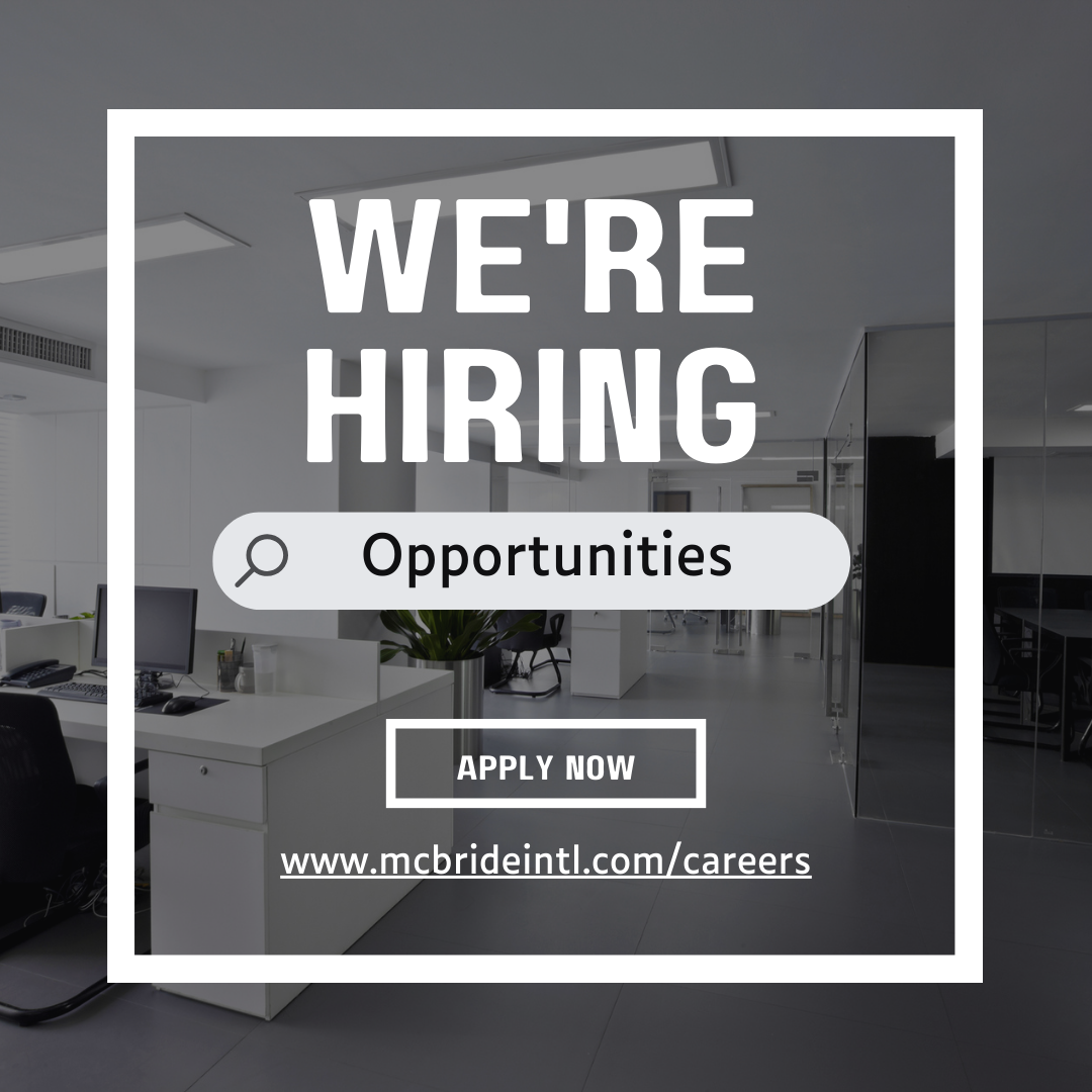 Careers at McBride International